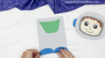 Astronaut Paper Bag Puppet Craft [Free Template]