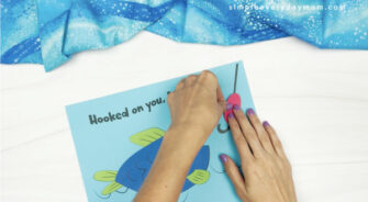 Hooked On Daddy Craft For Kids [Free Template]