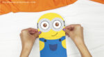 Minion Paper Bag Puppet Craft For Kids [Free Template]