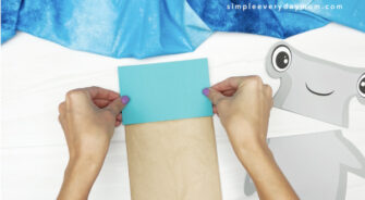 Hammerhead Shark Puppet Craft For Kids [Free Template]