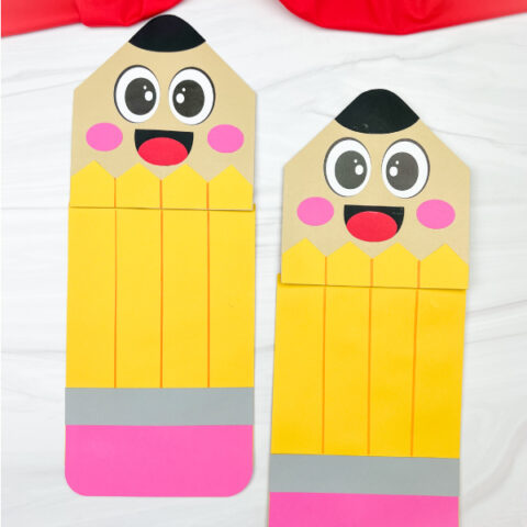 Popsicle Stick Crayon Craft For Kids [Free Template]