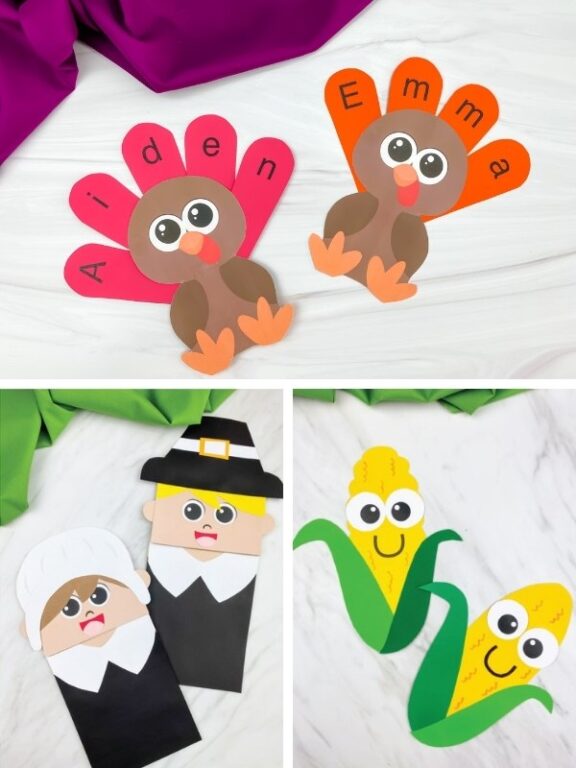Popcorn Turkey Disguise Craft For Kids [Free Template]