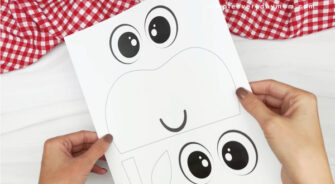 Paper Bag Apple Craft For Kids [Free Template]