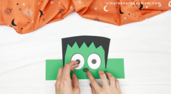 Frankenstein Headband Craft For Kids [Free Template]
