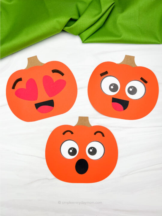 Pumpkin Emotions Craft For Kids [Free Template]
