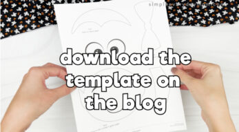 Handprint Vampire Craft For Kids [Free Template]