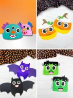 Bat Art Project For Kids [Free Printable]