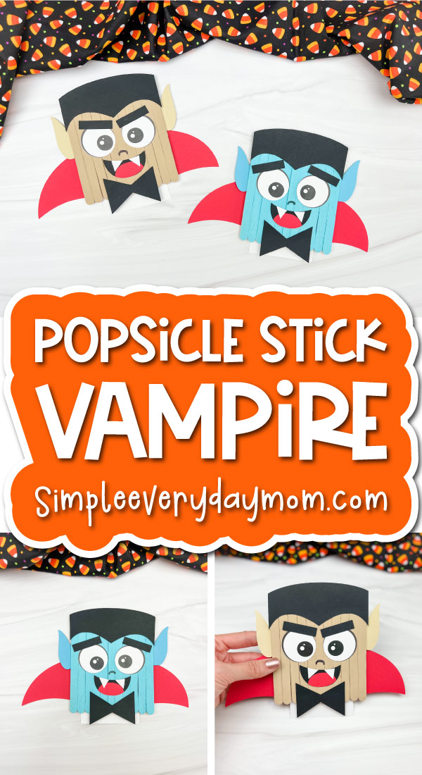 Vampire Popsicle Stick Craft For Kids Free Template Vampire Popsicle Stick Craft For Kids Free Template