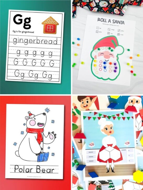 Reindeer Gingerbread Man Disguise Craft For Kids [Free Template]