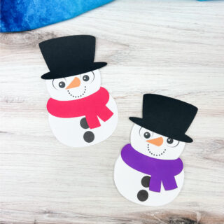 Reindeer Disguise A Snowman Craft For Kids [Free Template]