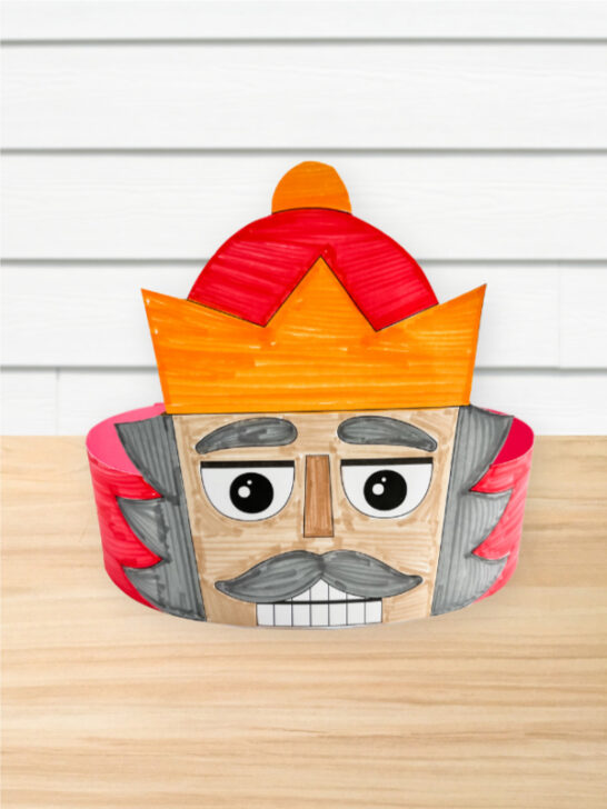 Nutcracker Headband Craft For Kids [Free Template]