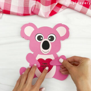 Koala Valentine Craft For Kids [Free Template]