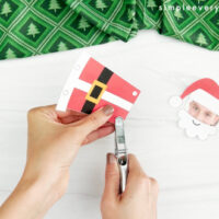 Moveable Santa Photo Craft For Kids [Free Template]
