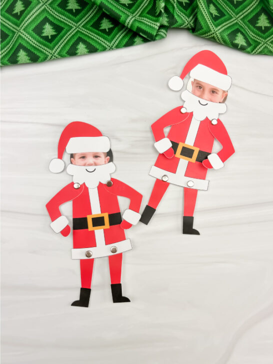 30+ Santa Crafts for Kids to Make This Christmas