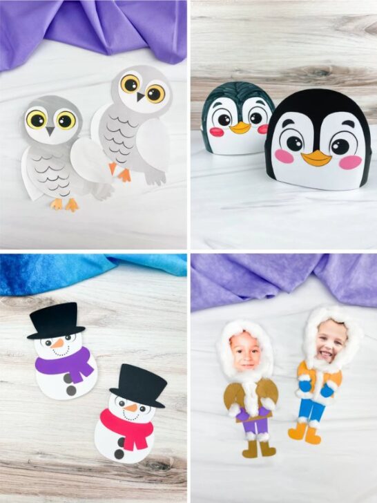 Polar Bear Name Craft For Kids [Free Template]