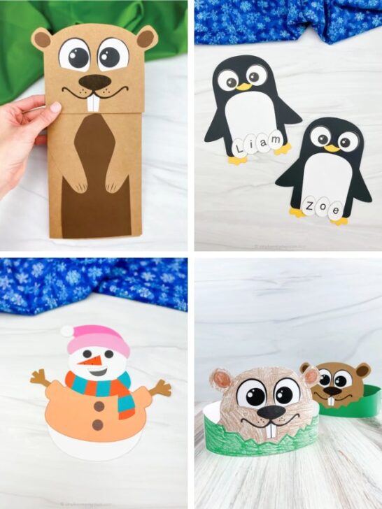 Groundhog Day Dot To Dot For Kids [Free Printable]