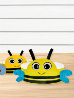 Bumble Bee Headband Craft For Kids [Free Template]