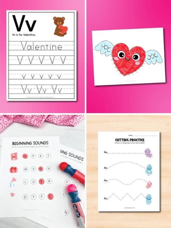 Dinosaur Valentine Craft For Kids [Free Template]