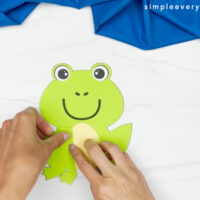 Frog Name Craft For Kids [Free Template]