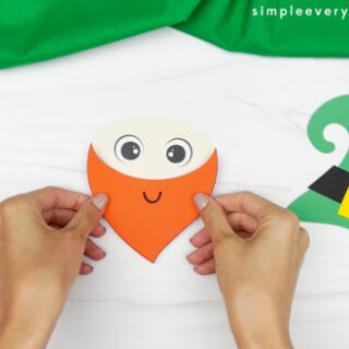 St. Patrick's Day Gnome Craft For Kids [Free Template]