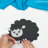Baa Baa Black Sheep Craft For Kids [Free Template]