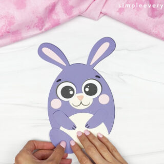 Easter Egg Bunny Craft For Kids [Free Template]