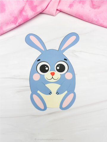 Easter Egg Bunny Craft For Kids [Free Template]