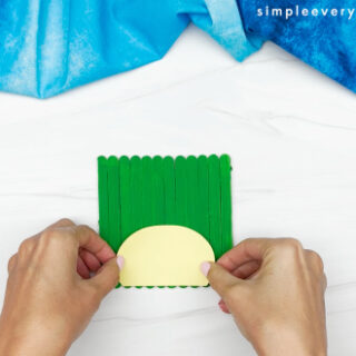 Popsicle Stick Frog Craft For Kids [Free Template]