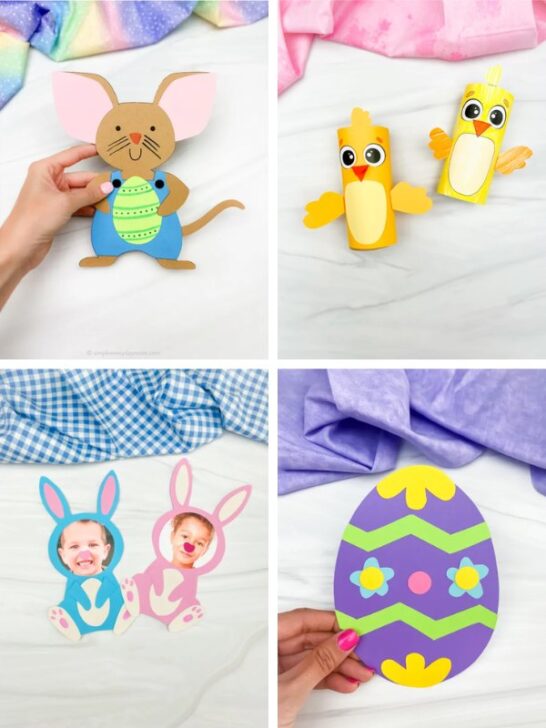 Easter Bunny Cutting Practice Worksheets For Kids [Free Printable]
