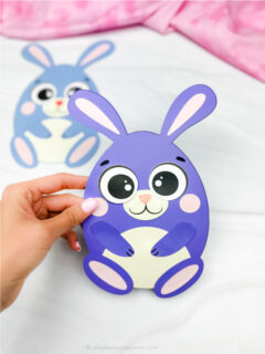Easter Egg Bunny Craft For Kids [Free Template]