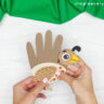 Quail Handprint Craft For Kids [Free Template]