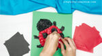 Ladybug Tissue Paper Craft For Kids [Free Template]