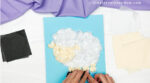 Sheep Tissue Paper Craft For Kids W/Template