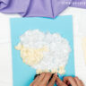 Sheep Tissue Paper Craft For Kids W/Template