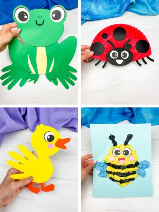 Grouchy Ladybug Craft For Kids [Free Template]