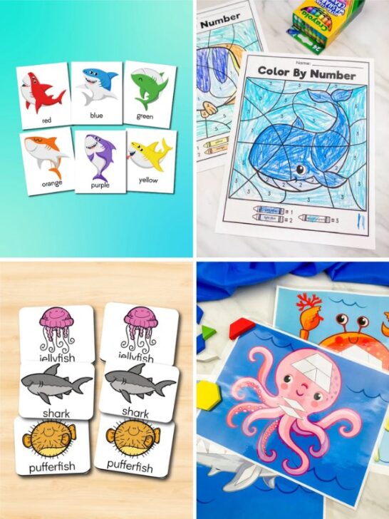 Octopus Name Craft For Kids [Free Template]