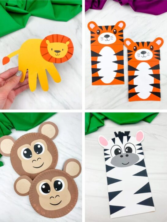 Circus Elephant Craft For Kids [Free Template]
