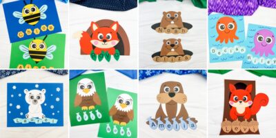 66 Printable Name Crafts For Preschool (W/PDF Templates)