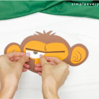 Grumpy Monkey Craft For Kids [Free Template]