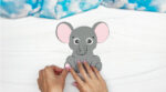 Elephant Name Craft For Kids W/Editable Template