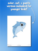Shark Name Craft For Kids [Free Template]