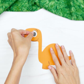Dinosaur Name Craft For Kids [Free Template]