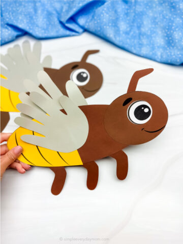 Handprint Firefly Craft For Kids W/Template