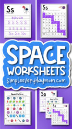 Free Printable Space Worksheets For Kids