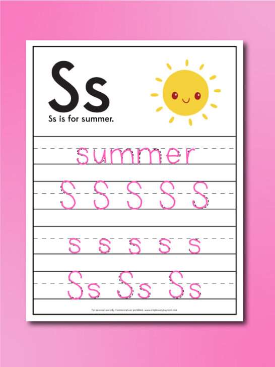 Free Printable Summer Worksheets For Kids