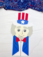 Uncle Sam Puppet Craft For Kids [Template]