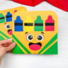 Cute Crayon Box Craft For Kids [Free Template]