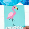 Flamingo Name Craft For Kids [Free Template]