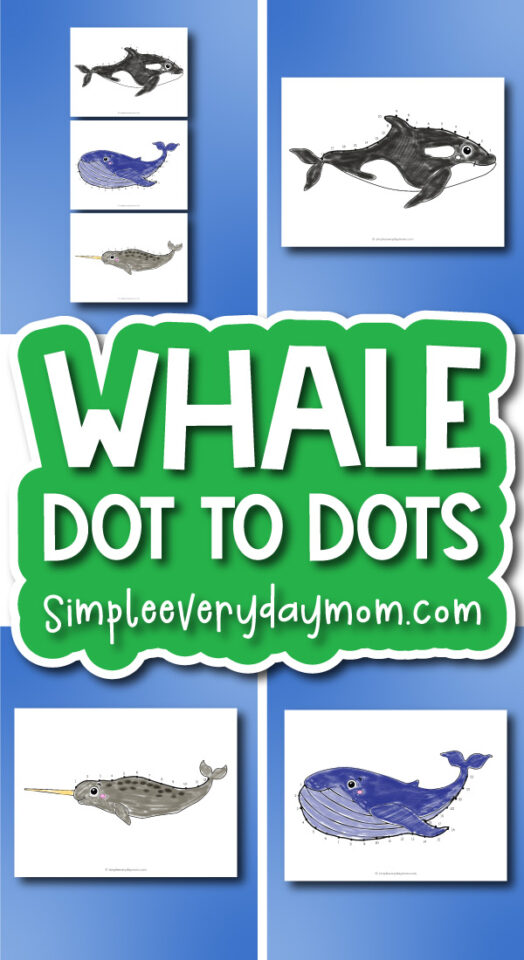 Whale Dot To Dot For Kids [Free Worksheets]
