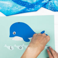 Whale Name Craft For Kids W/Editable Template